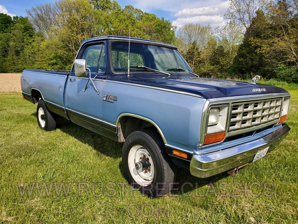1983 Dodge W250 4x4 83 Power Ram Blue